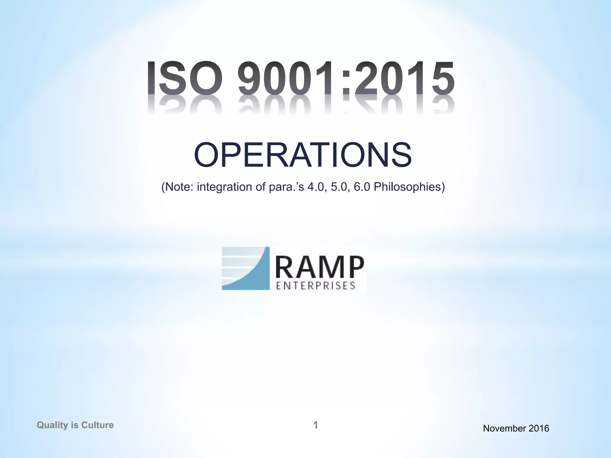 ISO - Operations | PPT
