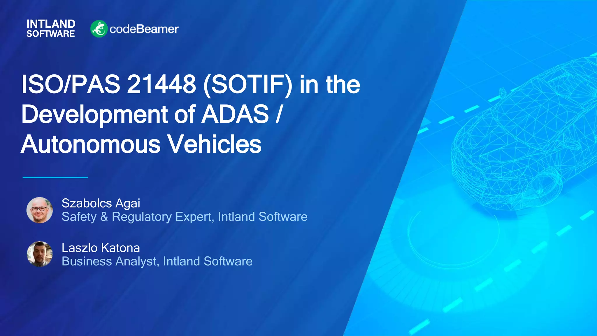 ISO/PAS 21448 (SOTIF) in the Development of ADAS and Autonomous Vehicles | PPTX