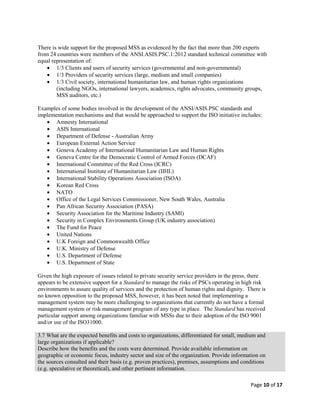 Iso private security | PDF