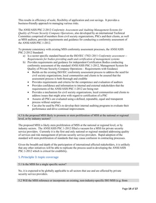 Iso private security | PDF