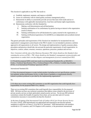 Iso private security | PDF