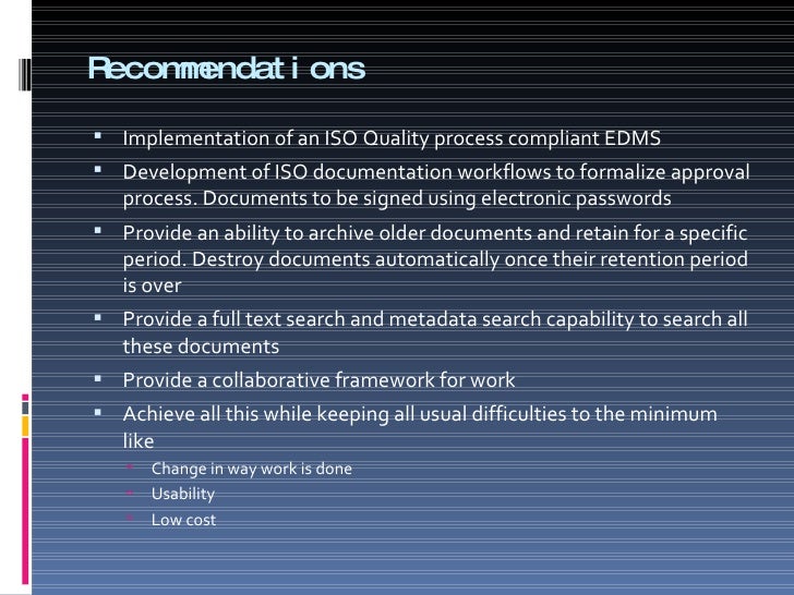 Web ISO Documentation Management System