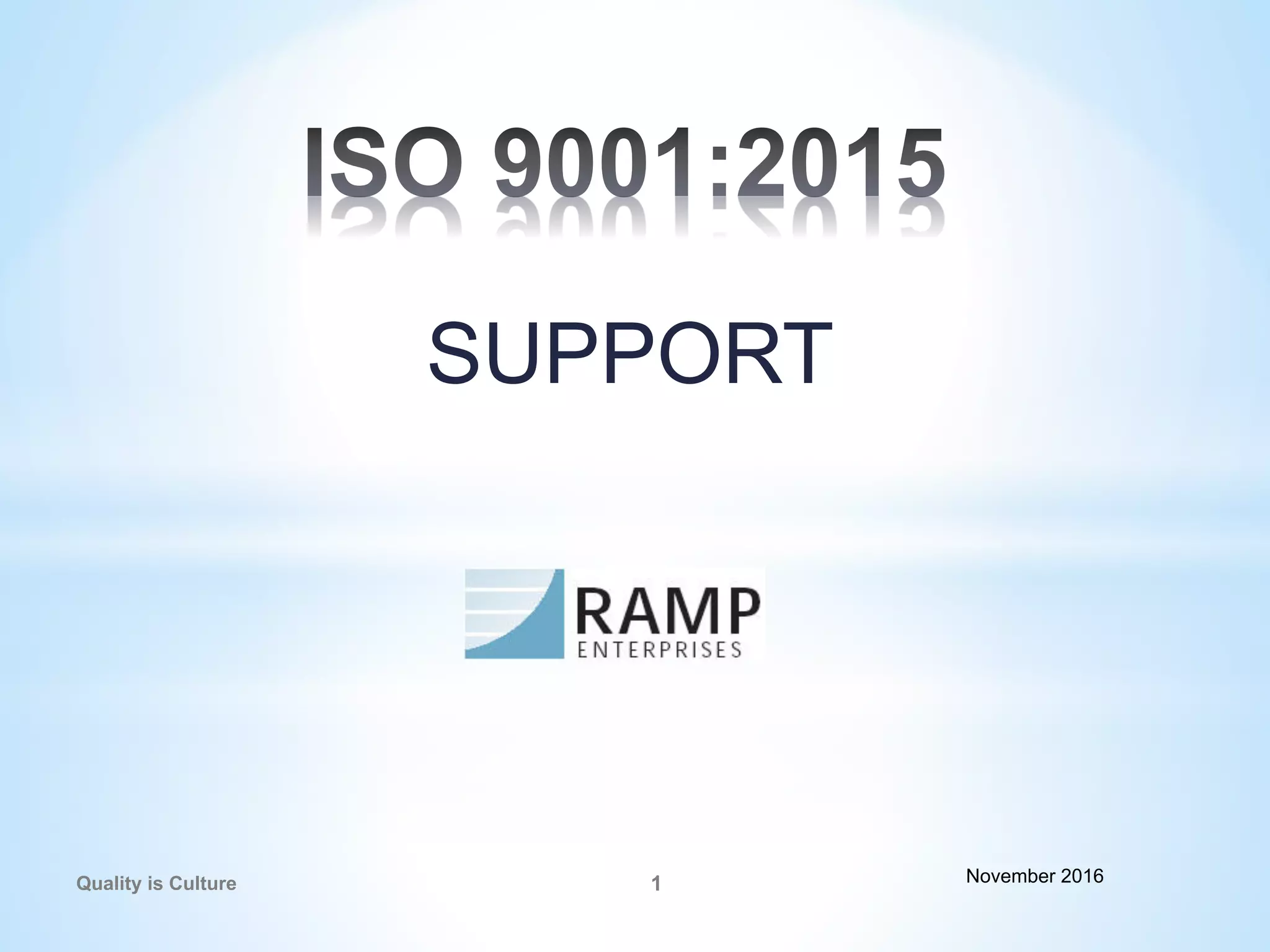 ISO - Support | PPT