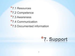 ISO - Support | PPT
