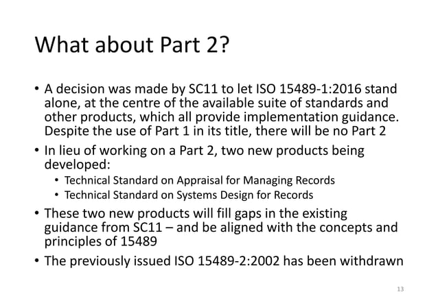 ISO-TC46-SC11_Model presentation on 2nd ed ISO 15489-1-2016.pdf | Databases | Computer Software ...