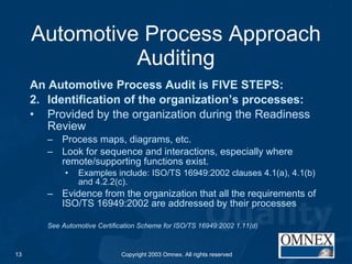 Iso ts-implementation-webinar5-17-05 | PPT