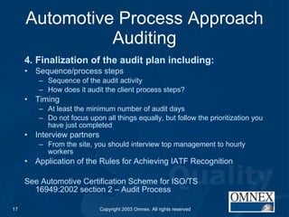 Iso ts-implementation-webinar5-17-05 | PPT