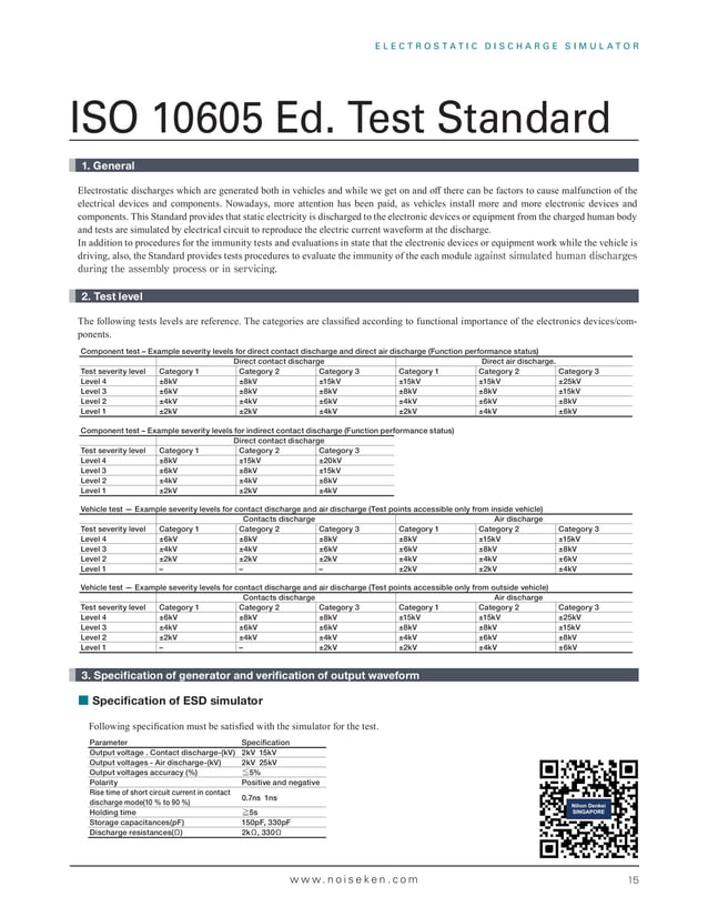 Iso10605 ed test_standard_noiseken_denkei | PDF