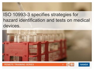 ISO 10993-3: Biological Evaluation of Medical Devices - Tests for ...