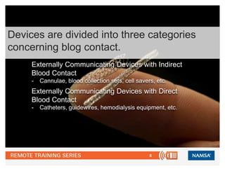 ISO 10993-4 Biological Evaluation of Medical Devices - Tests for ...