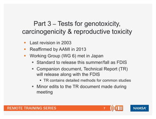 ISO 10993 Biological Evaluation of Medical Devices Update | PPTX