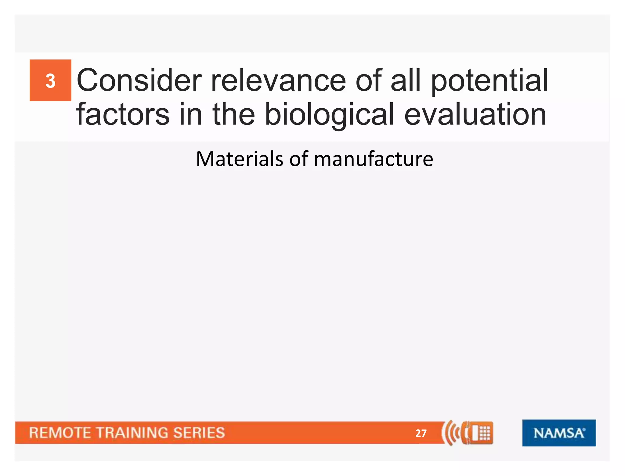 ISO 10993 Series Part 1: Evaluation and Testing In The Risk Management ...