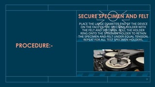 Martindale pilling, fuzzing and Matting ISO 12945-2.pptx
