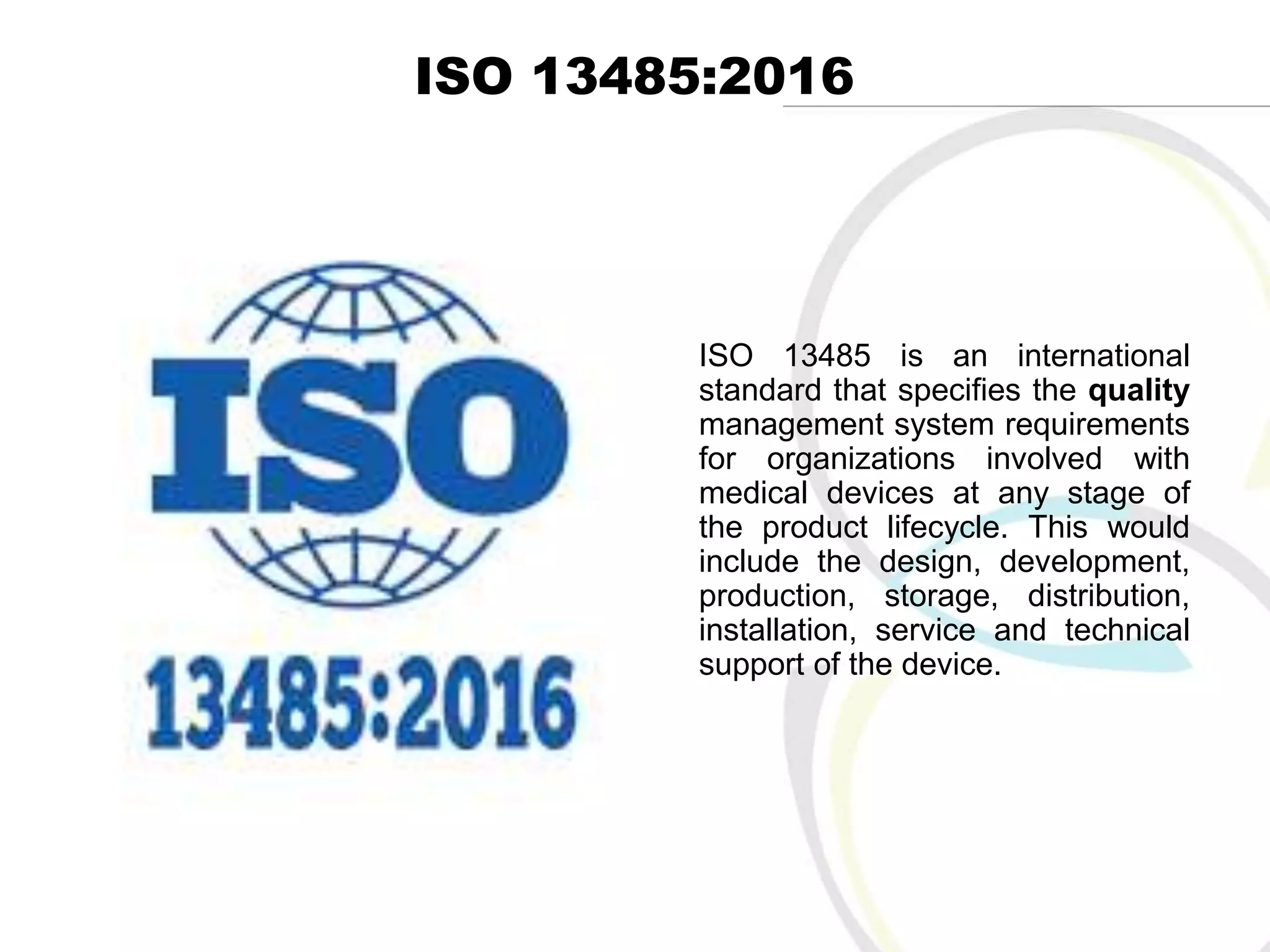 Iso 13485:2016 | PPTX