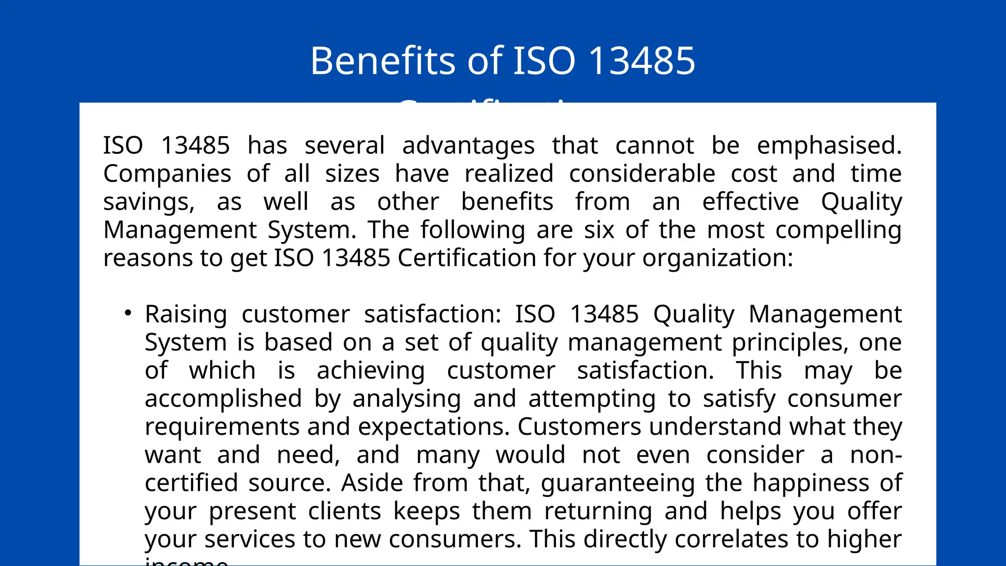 ISO 13485 Certification Medical Device Quality & Compliance.pptx