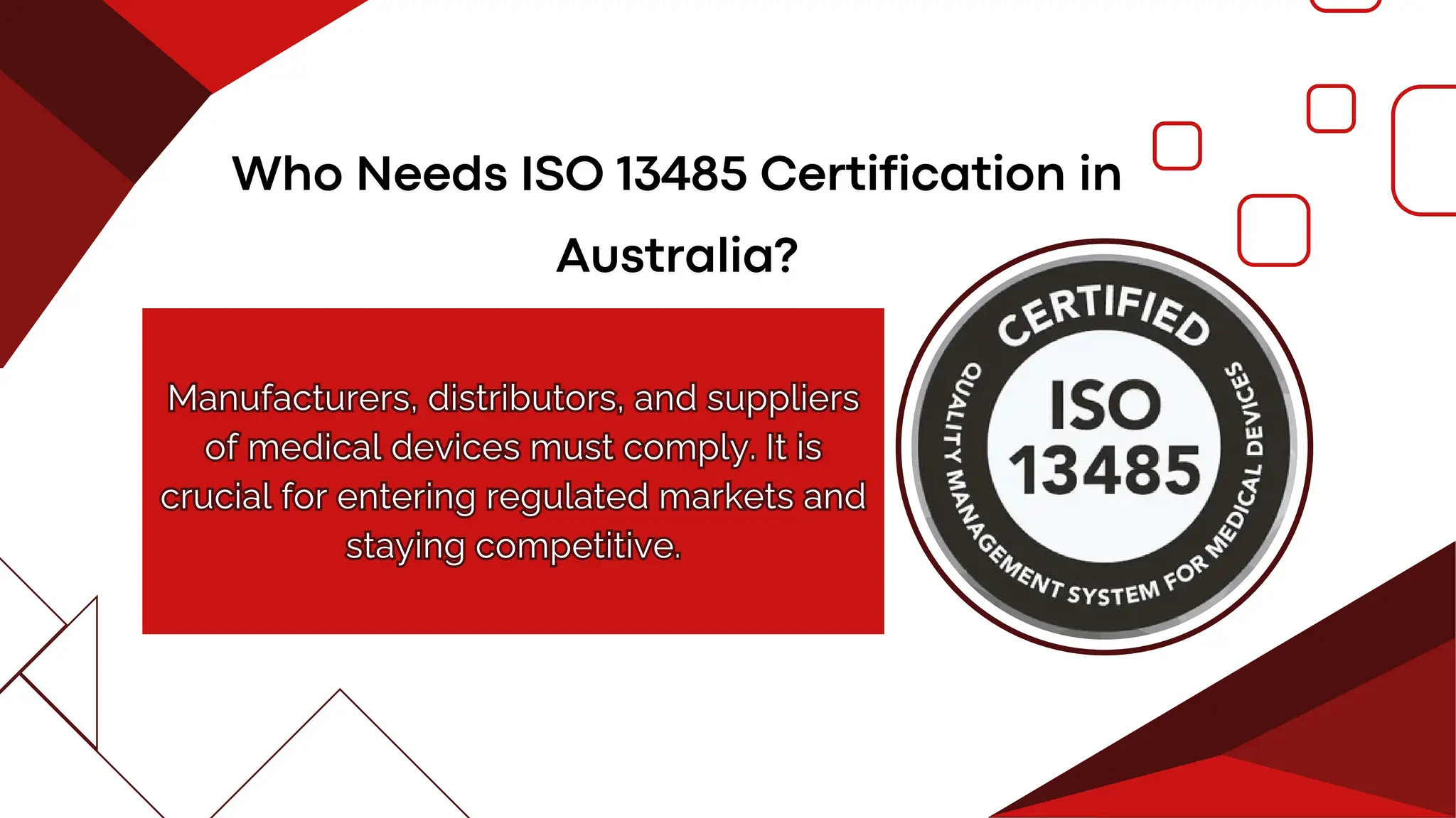 ISO 13485 Requirements in Australia: Complete Guide for Medical Device ...