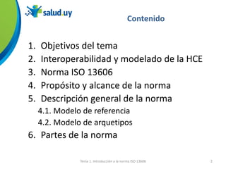 Iso 13606 tema 1 - introducción | PDF