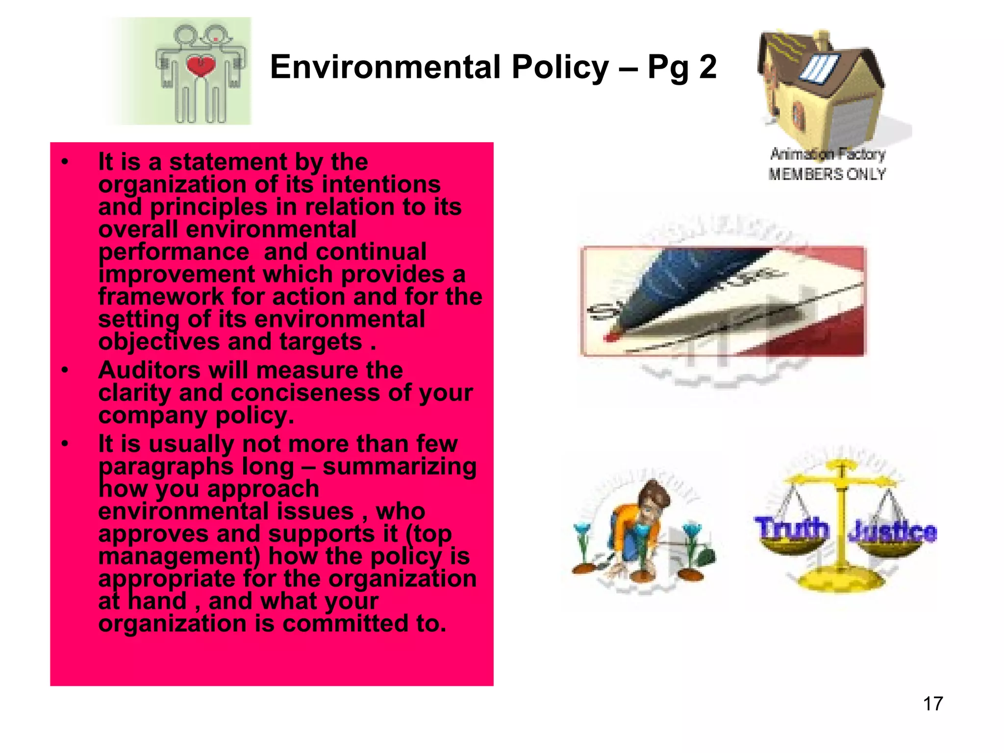 ISO14000 Awareness Programme Slide Show By Eashwer | PPT