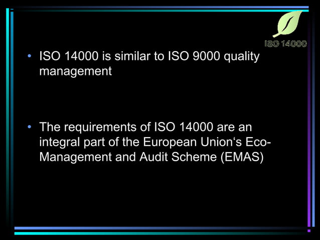 ISO 14000 | PPT
