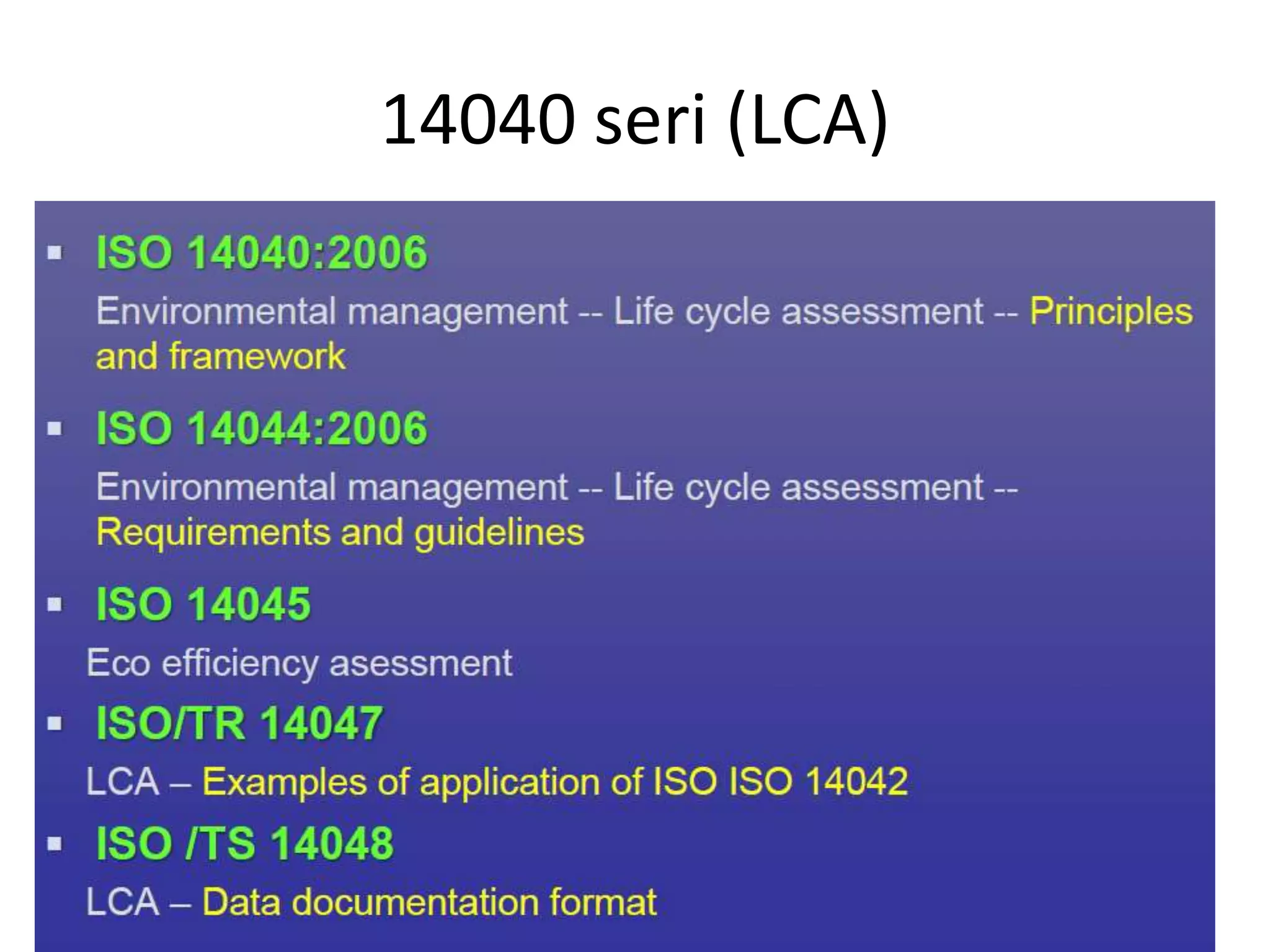 Iso 14000 series | PPTX