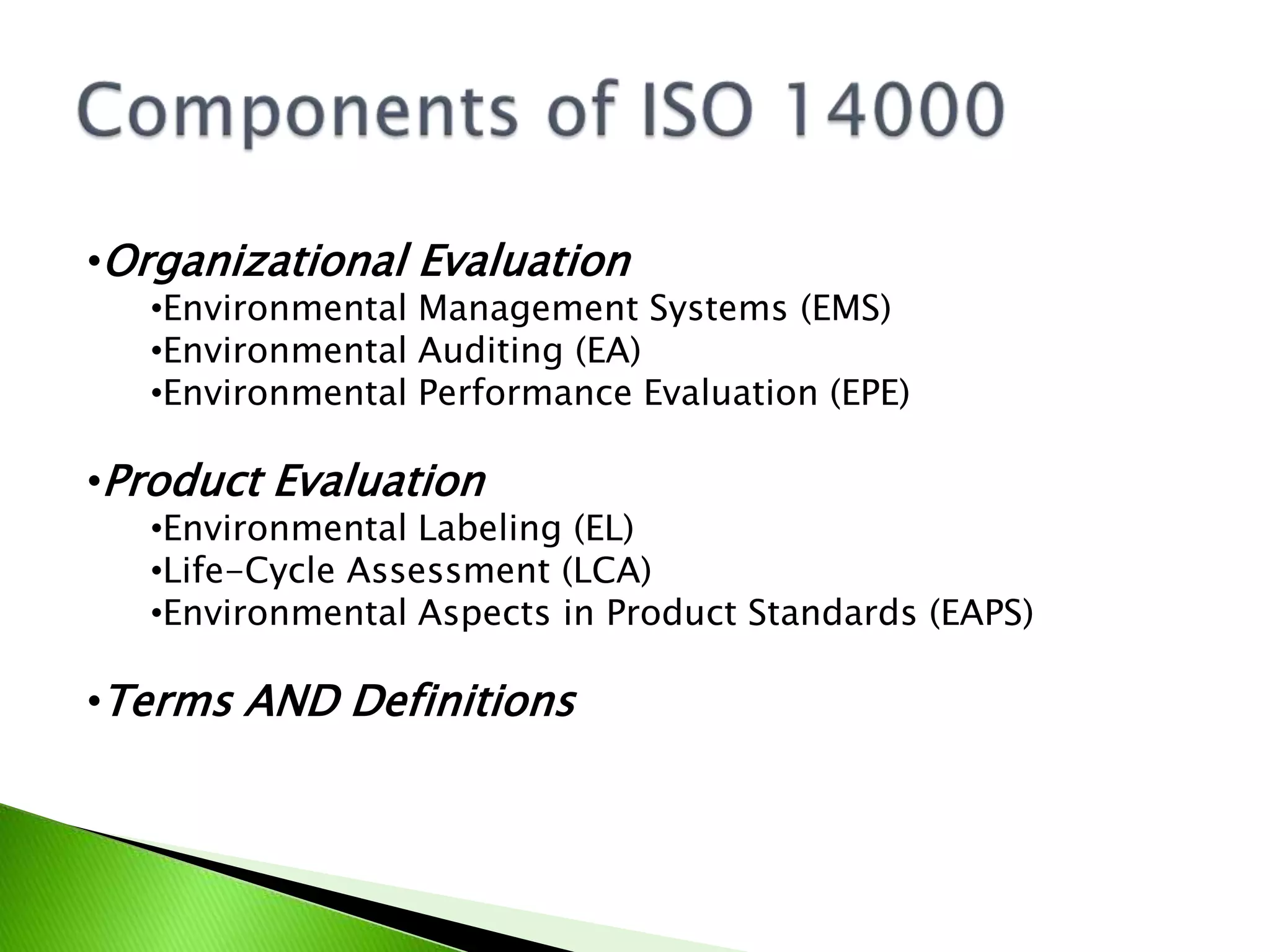 ISO 14000 Standards | PPTX