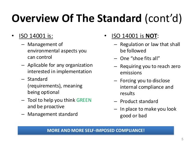 ISO 14001 Environmental Management