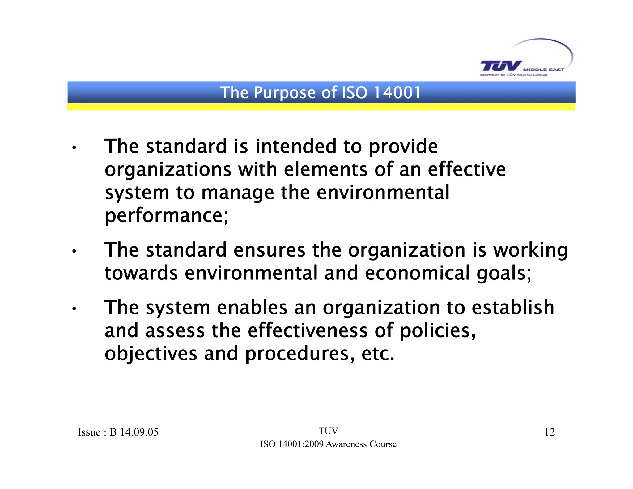 Iso 14001 awareness training | PDF