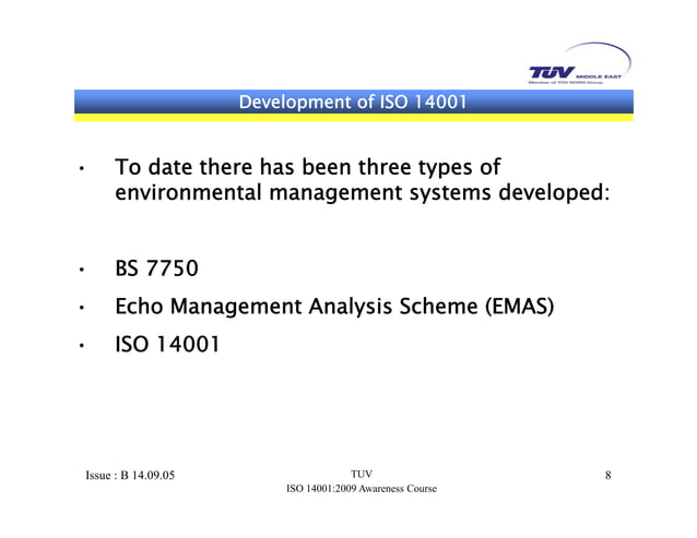 Iso 14001 awareness training | PDF