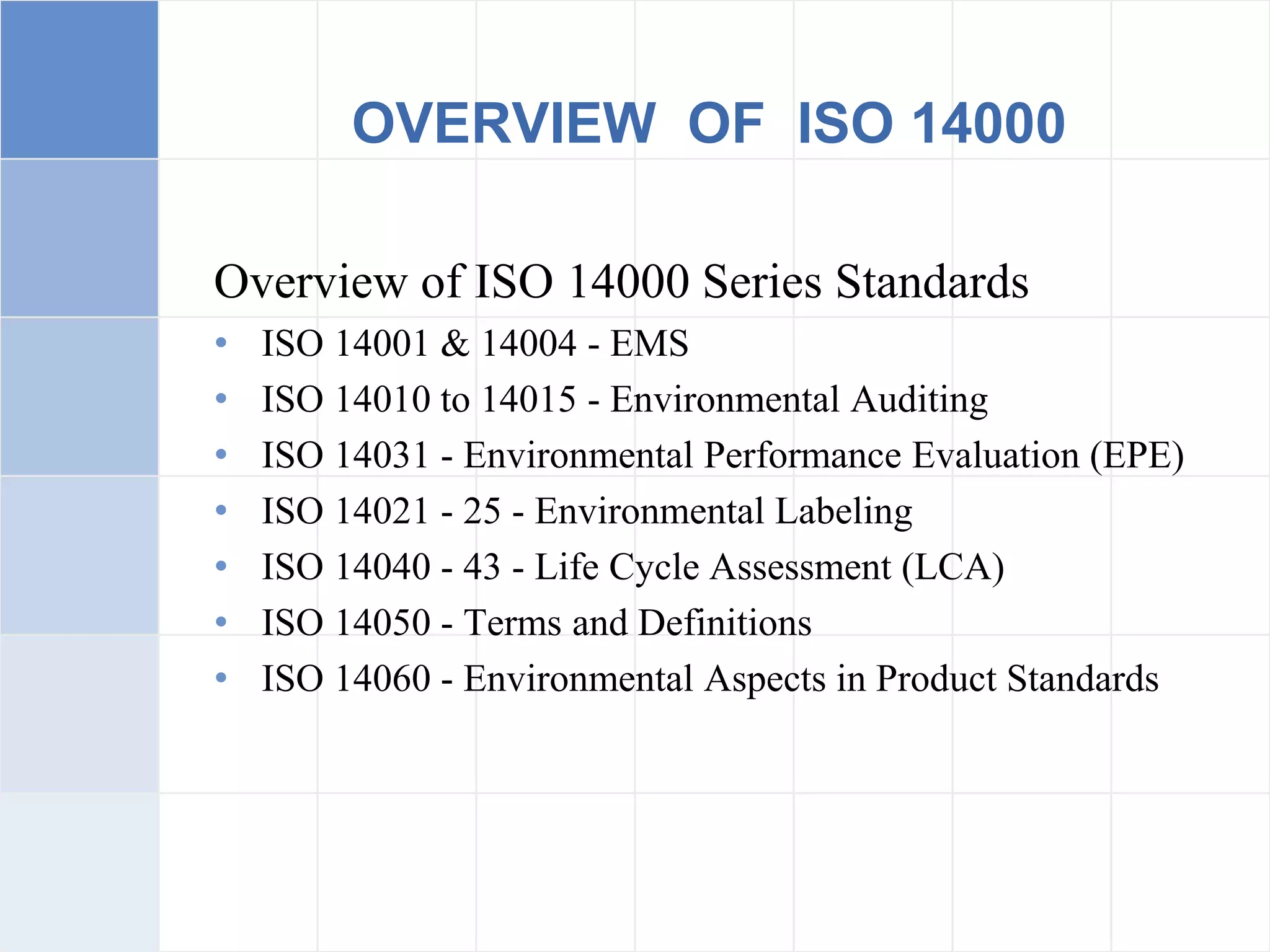 ISO 14001 EMS Awarness Training | PPTX
