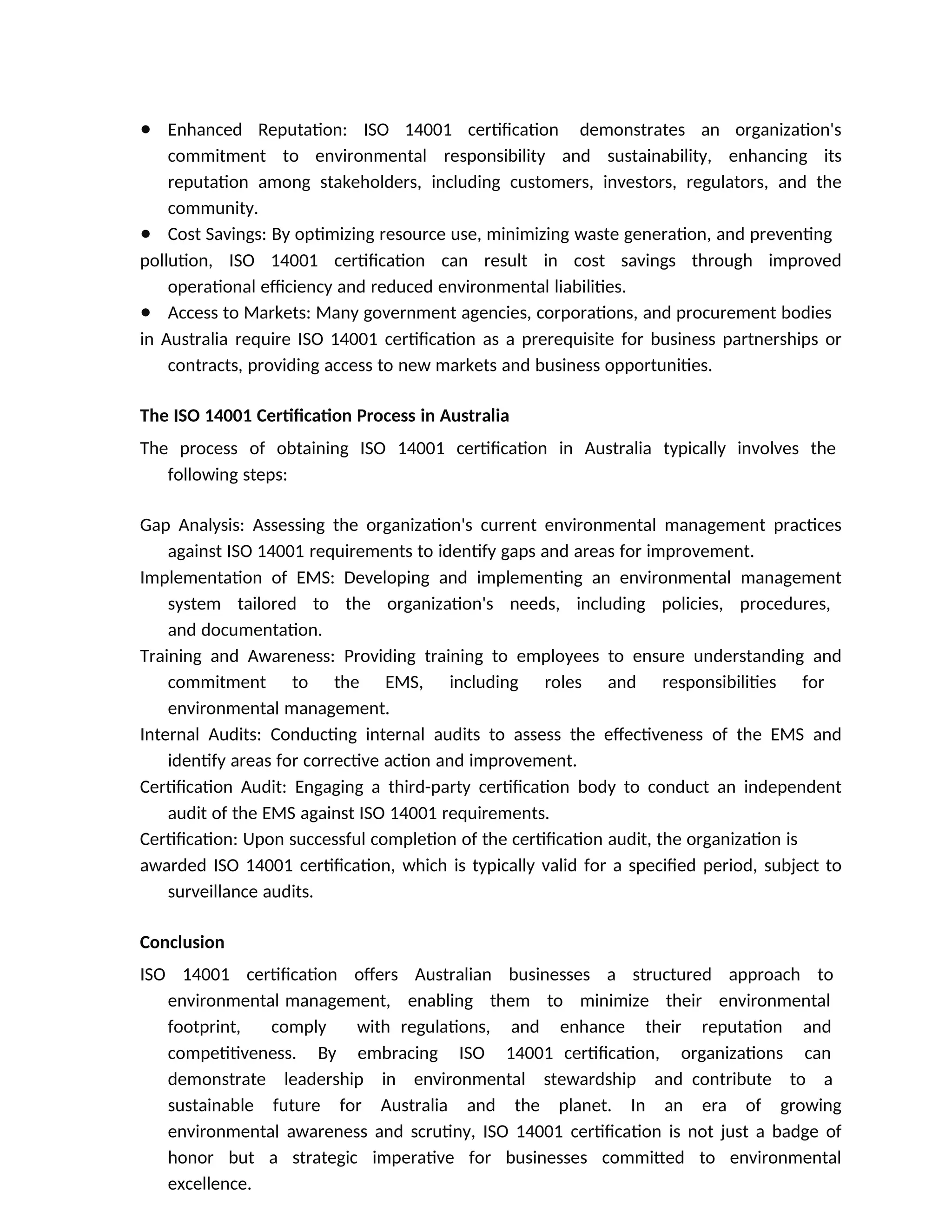 About ISO 14001 Certification in Australia | PPT