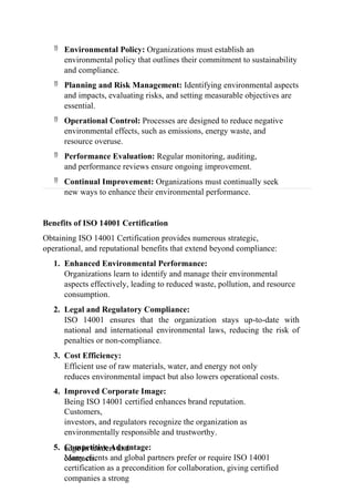 ISO 14001 Certification.pptx iascertification | PPTX