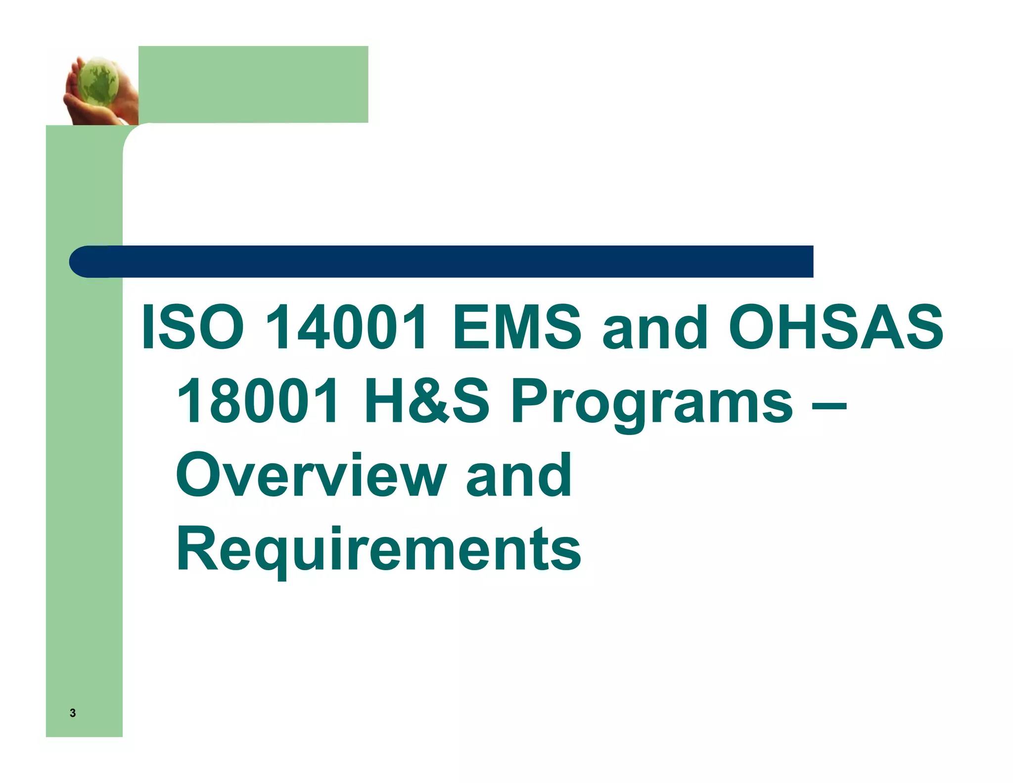 ISO 14001 ems & OHSAS18001 | PDF