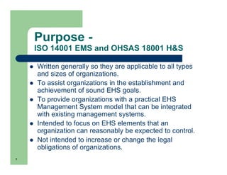 ISO 14001 ems & OHSAS18001 | PDF