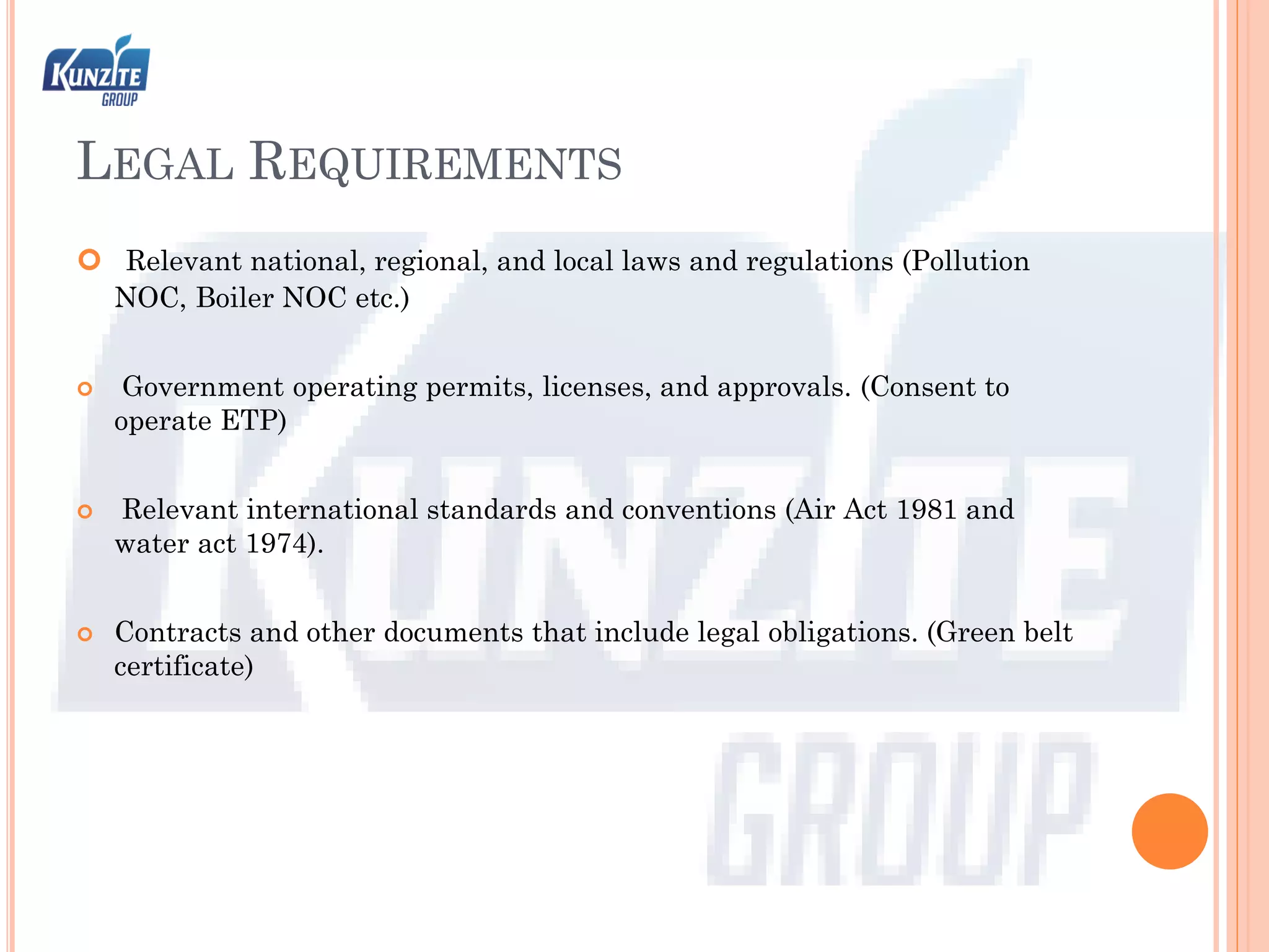 Iso 14001 legal requirement management | PDF