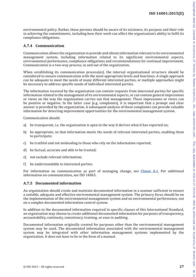 ISO Environmental management system standard | PDF