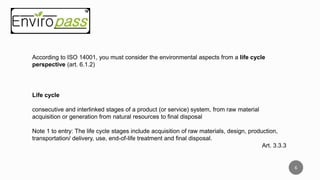 ISO 14001 Tip#3 - Include the Product Life Cycle into your ISO 14001 ...