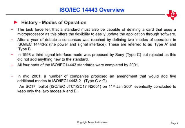 ISO14443 Overview-v5.ppt (development presentation) | PPT