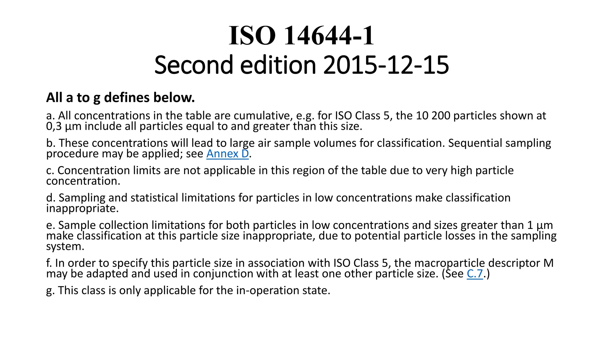ISO 14644-1.pptx.Cleanrooms and associated controlled environments | PPTX