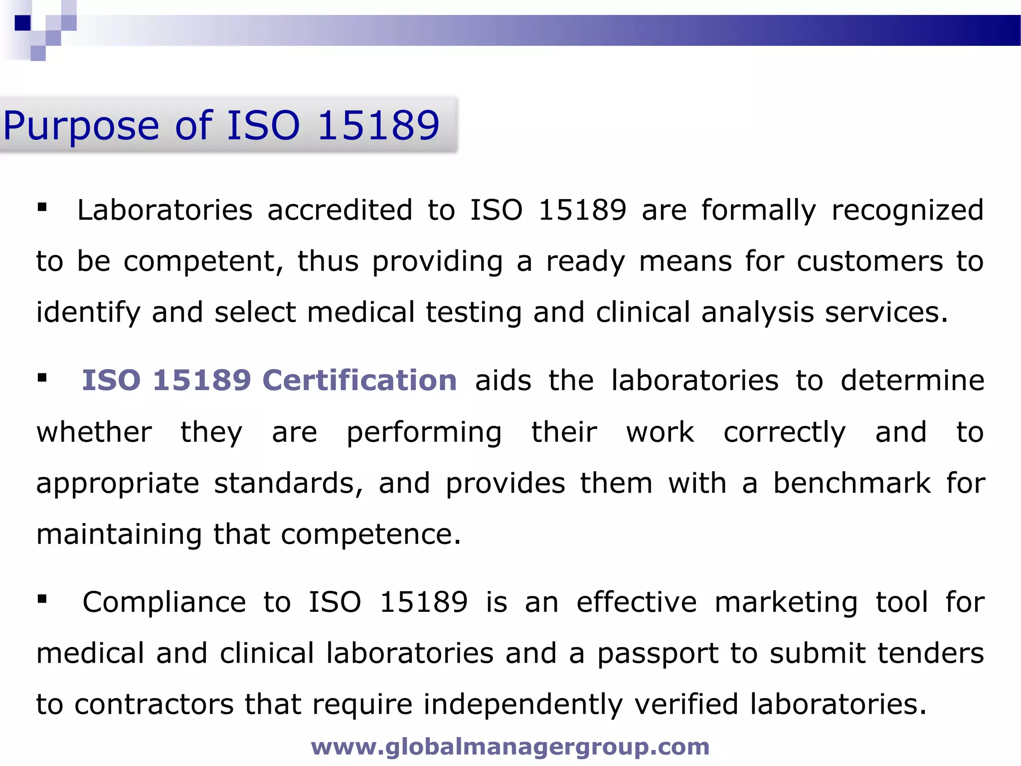 Presentation on ISO 15189 documentation | PPT