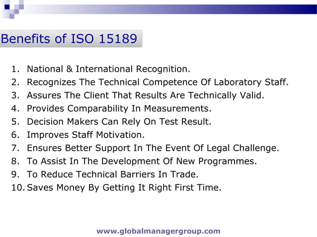 Presentation on ISO 15189 documentation | PPT | Business Accounting & Finance | Business