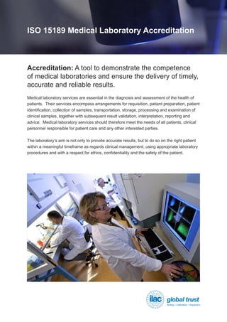 Iso 15189 medical lab_ accred | PDF