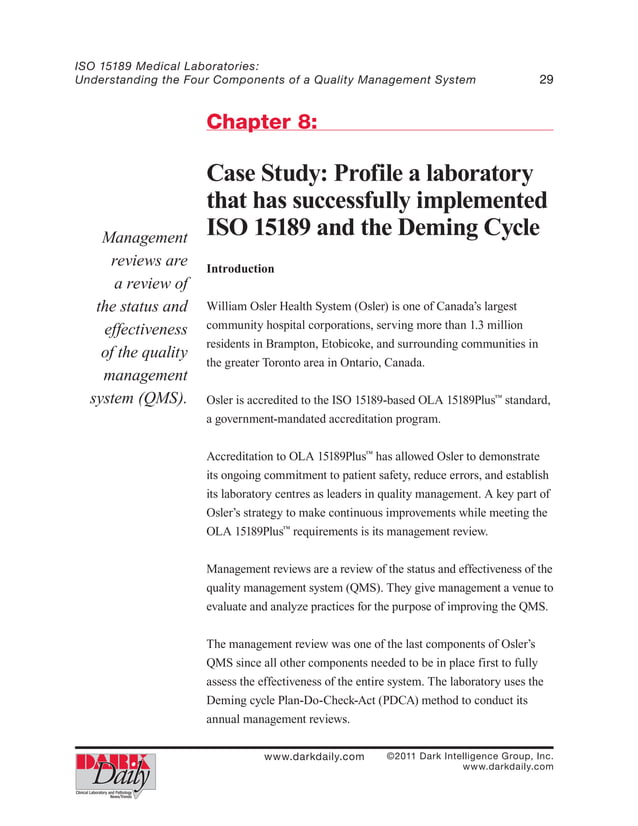 Iso 15189 medical laboratories understanding the four components of a ...