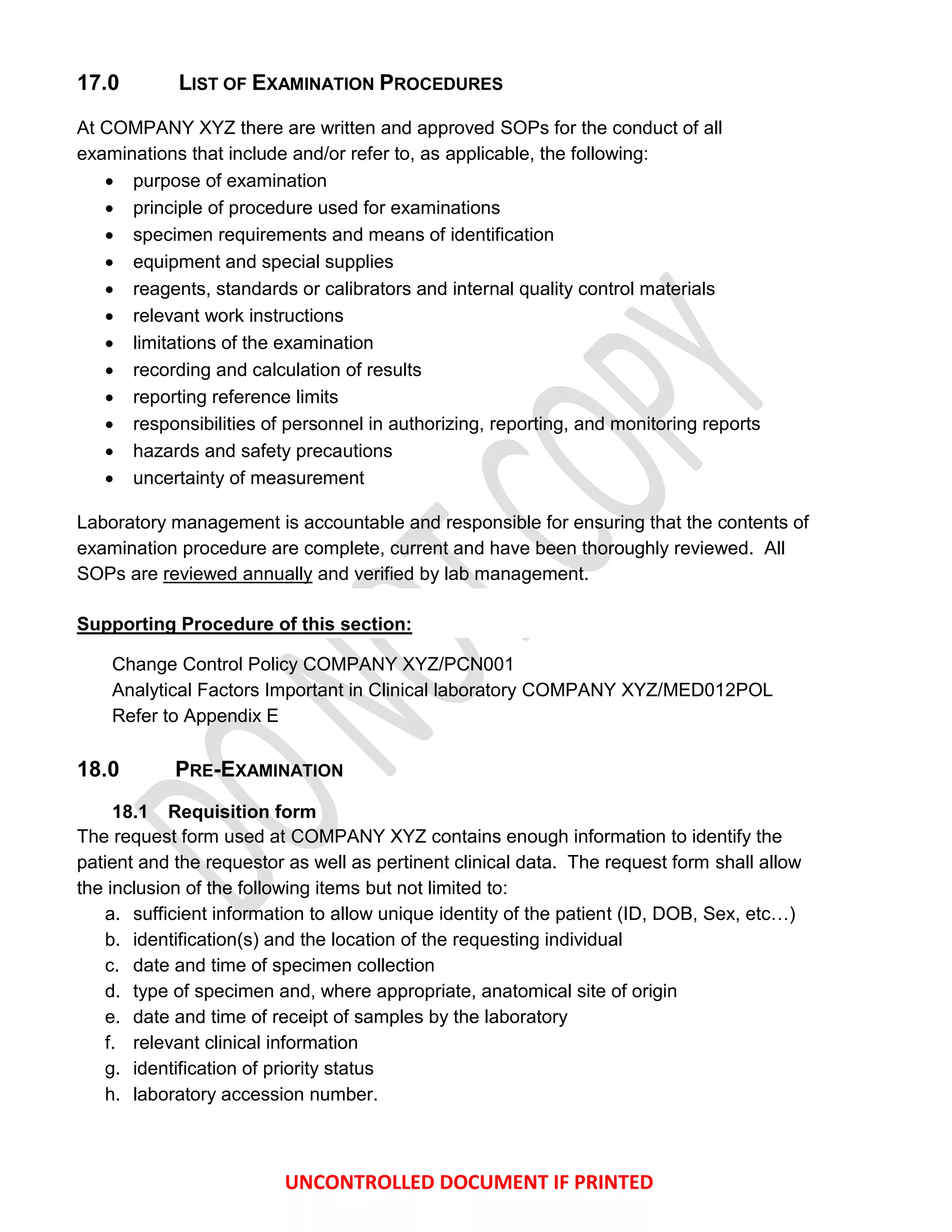 ISO 15189:2007 Quality Manual | PDF