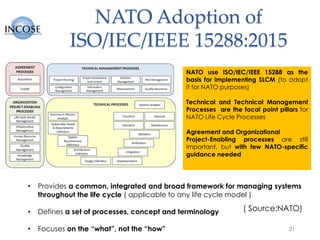 ISO 15288 Systems Engineering - Application to Air Force | PPT