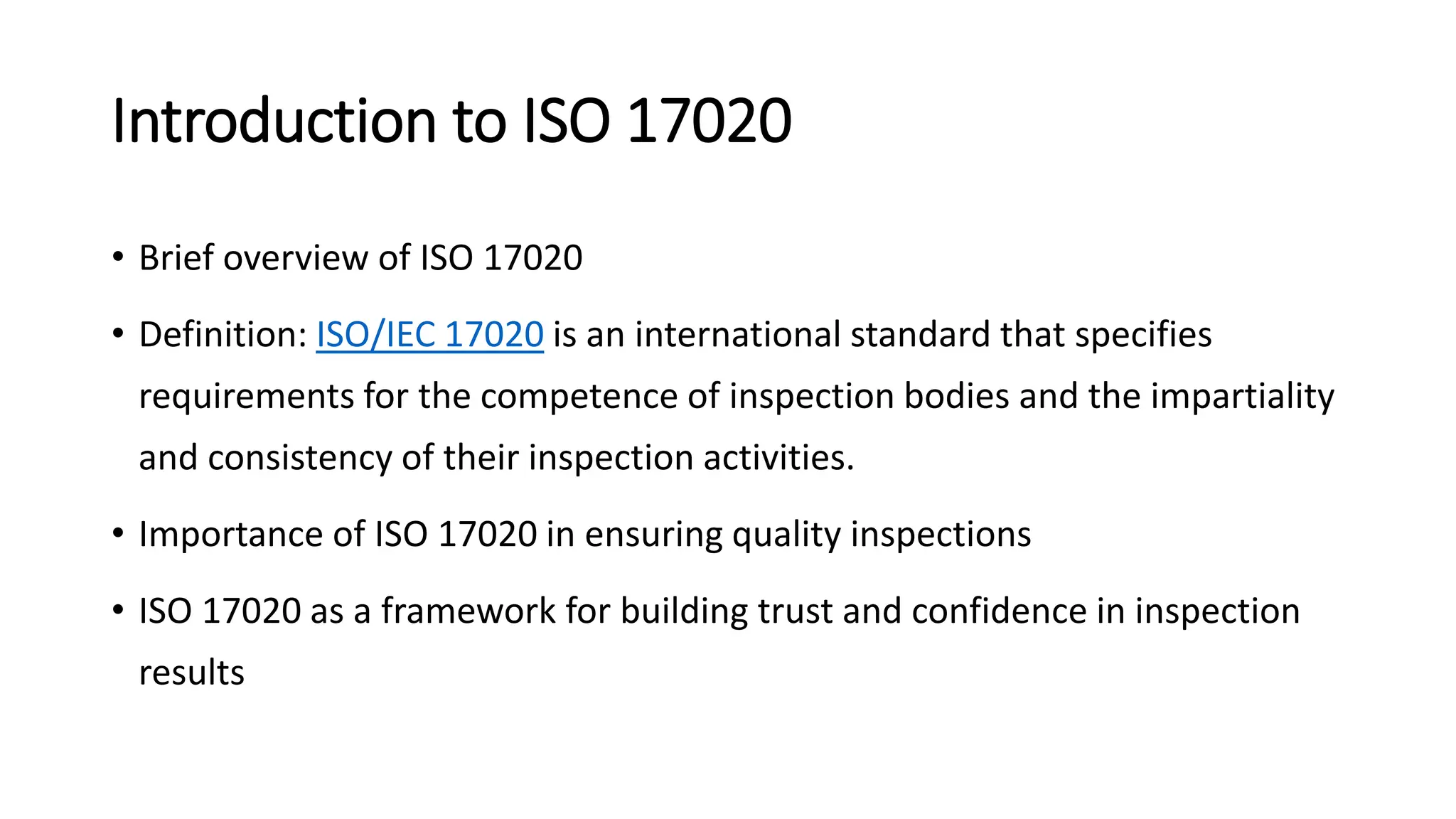 ISO 17020 Certification - Ensuring Quality in Inspection Bodies | PPTX