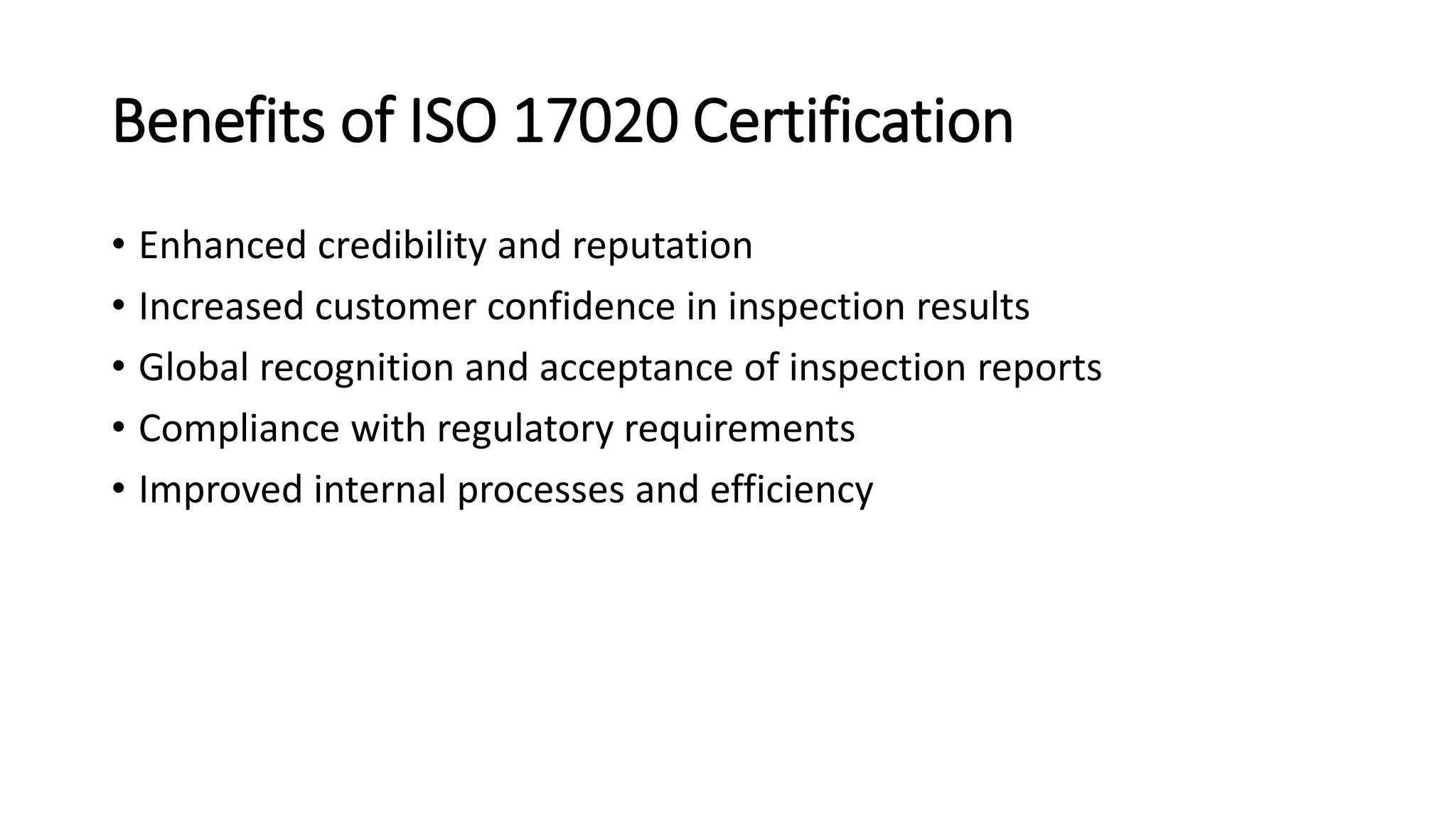 ISO 17020 Certification - Ensuring Quality in Inspection Bodies | PPTX