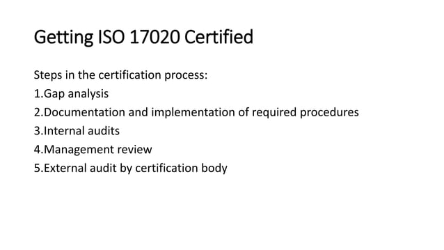 ISO 17020 Certification - Ensuring Quality in Inspection Bodies | PPTX ...
