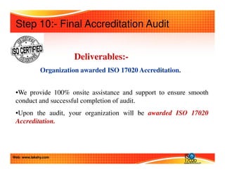 Iso 17020 iqms implementation steps lakshy rev00-240914 | PDF