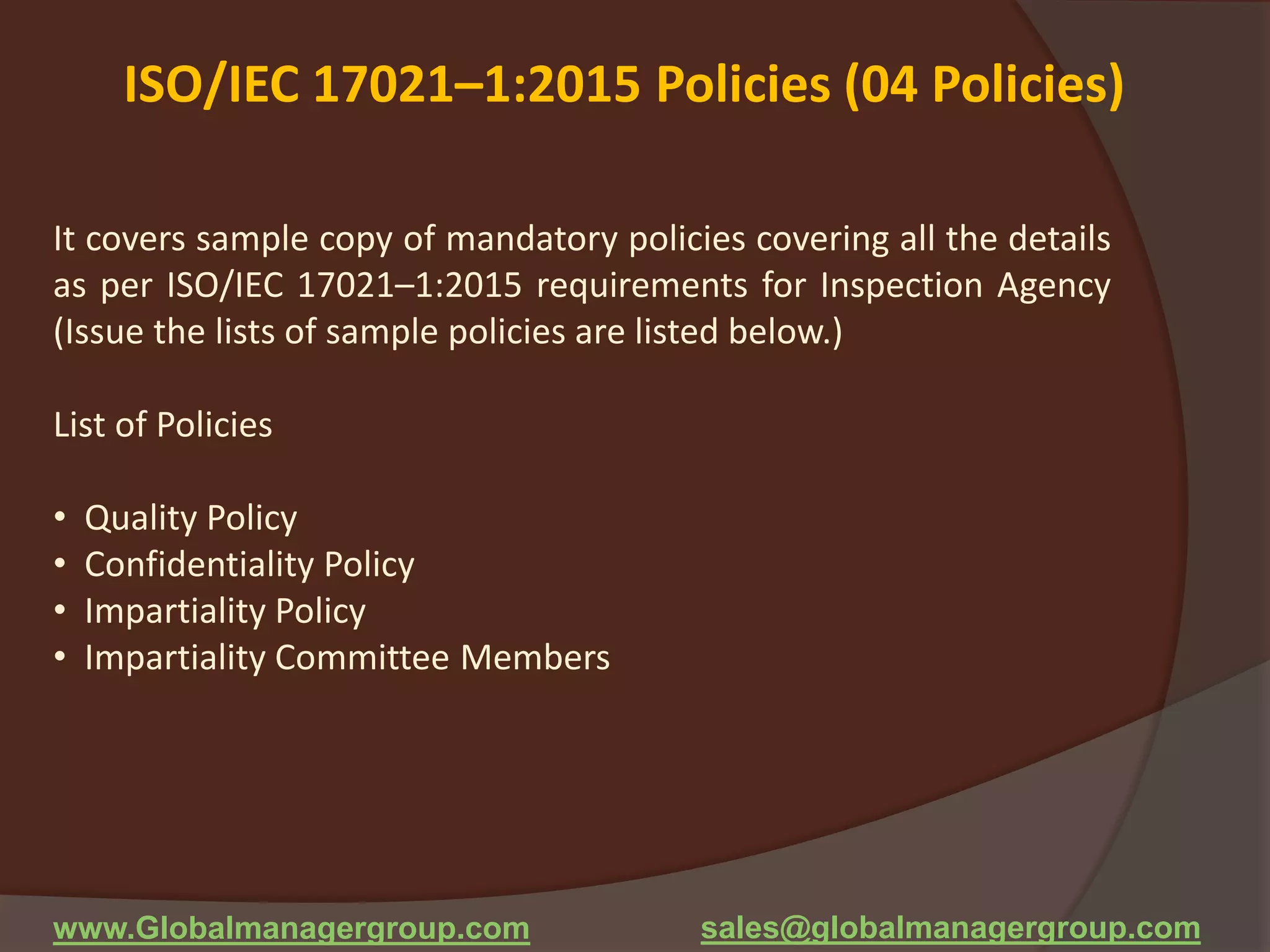 Required Documents for ISO 17021 Certification | PPTX