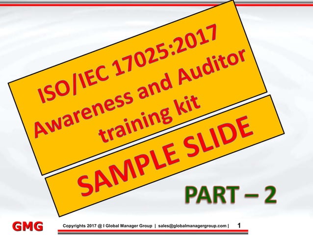 ISO/IEC 17025:2017 Training ppt | PPTX
